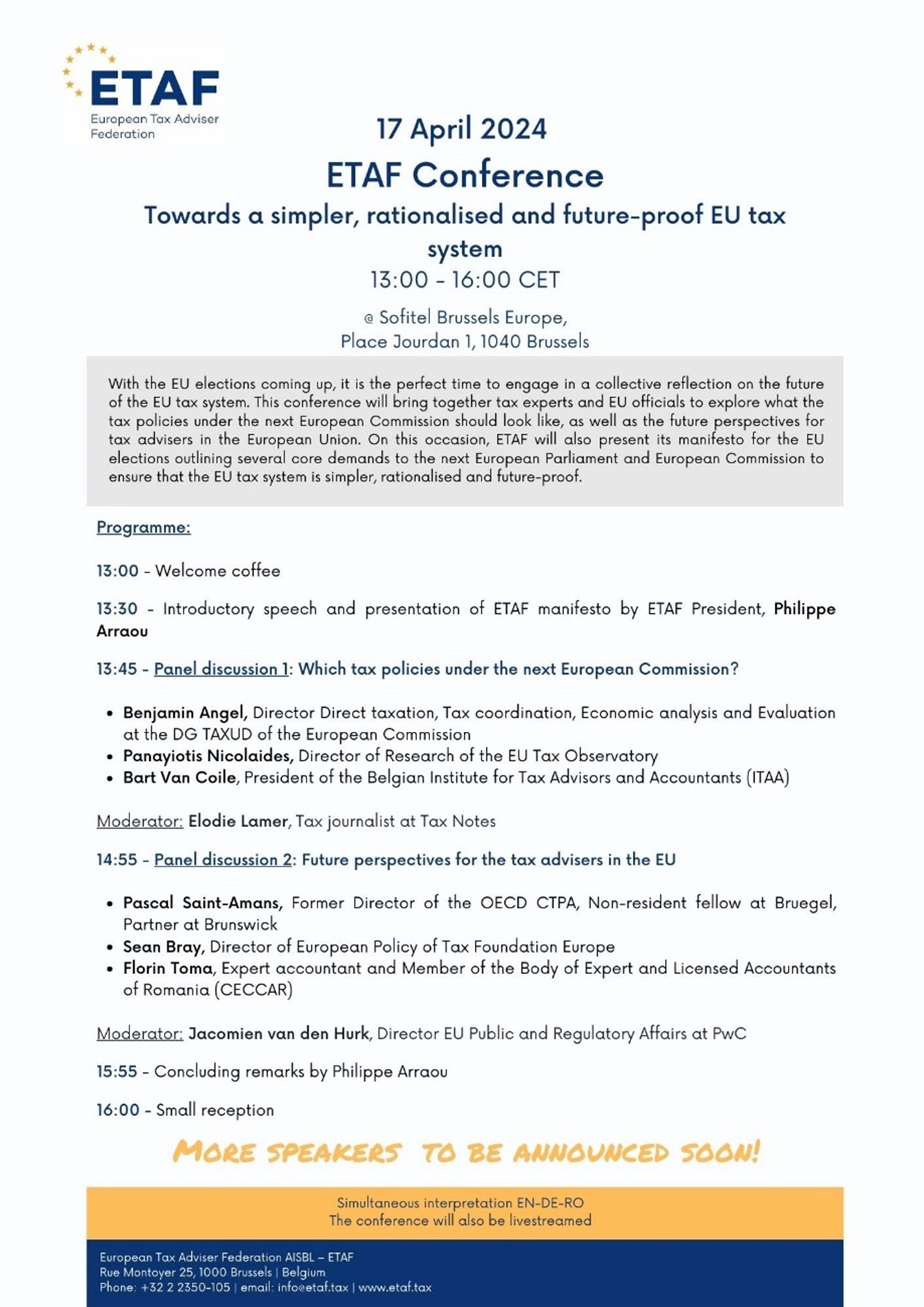 Weekly Tax News - Tuesday 2 April 2024 - ETAF